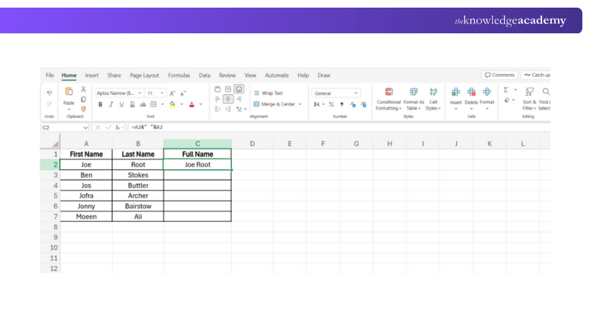 How to Combine and Merge Two Cells in Excel: Explained