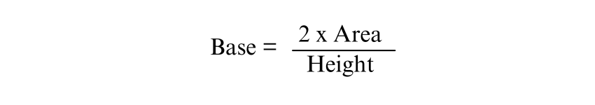 Area of Triangle: Formula and Examples