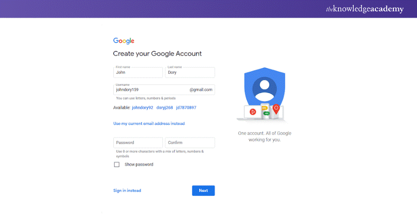 How to Create a Google Account on Desktop, Android and iOS