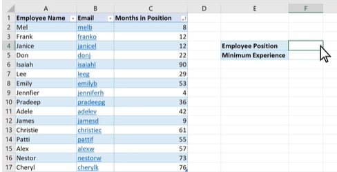 How to use MATCH Function in Excel with Examples